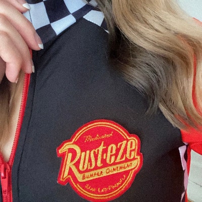 Rust-eze Logo From Disney & Pixar Cars Movie Fully Embroidered Sew-on ...