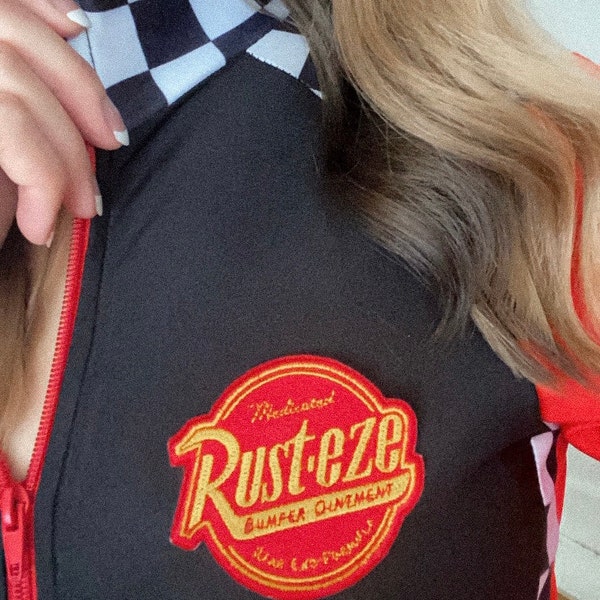 Rust-eze Logo From Disney & Pixar Cars Movie Fully Embroidered Sew-on ...