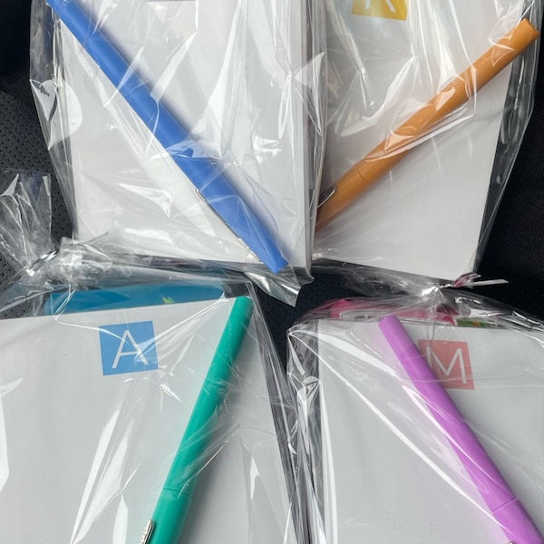 Personalized Monogram Notepad | Custom Notepads | Monogram Square ...