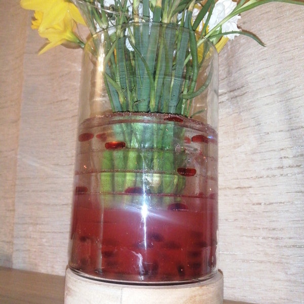 Purple Glass Pebbles Home Vases Wedding - Etsy UK