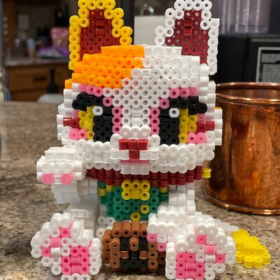 Cockatiel Birds 3D Perler Bead Pattern Tutorial - Etsy
