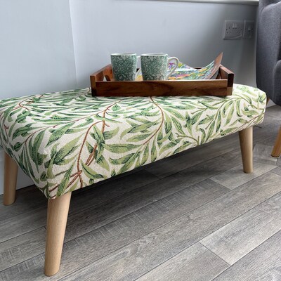 Large Footstool, Upholstered Coffee Table, Foot Stool, Ottoman, Various ...