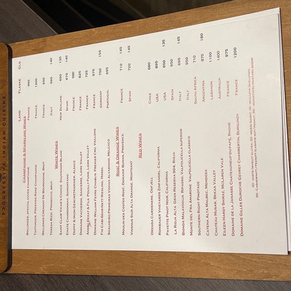Wooden Menu, FREE ENGRAVING - Etsy