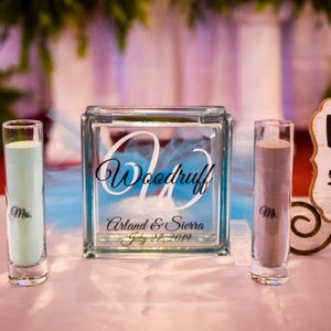 Unity Sand Set Ceremony Kit, Unity Candle Set Alternative, Monogram ...