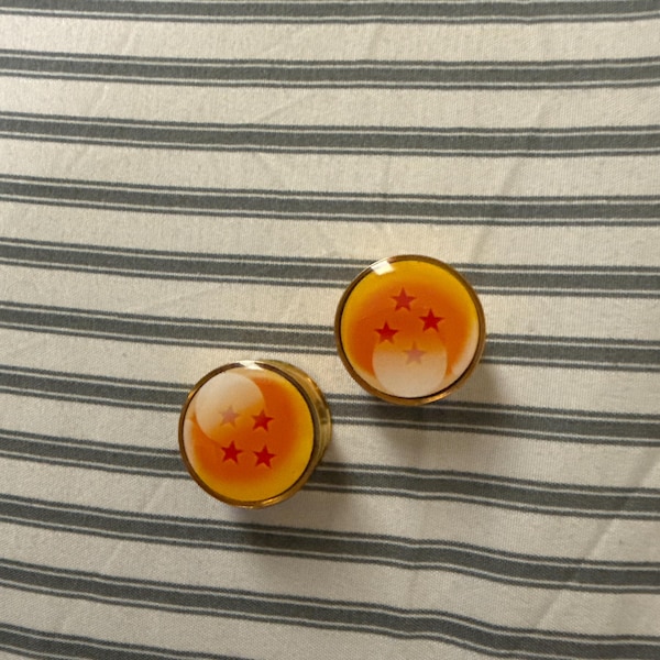 Pair of Anime Plugs Gauges buy 2 Pairs, Get 1 Pair Free 18g, 16g, 2g ...