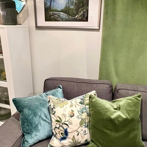 Luxury Trending Allie Blockprint Cushion Covers, Slate Cushion Covers ...