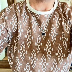 Vintage Black Satin Western Tie Mid Century Cowboy Style Colonel ...