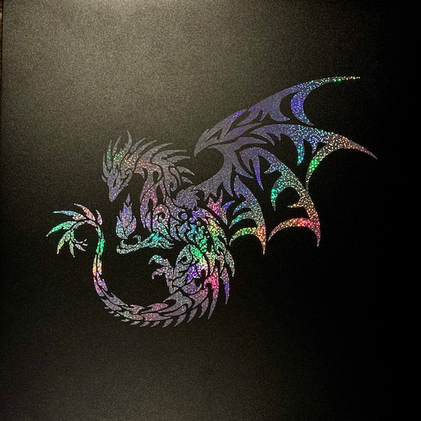 Fire Dragon Vinyl Decal - Etsy