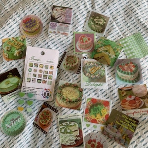 60 Stickers Flower & Leaf Frosted Color Leaves Pressed | Etsy