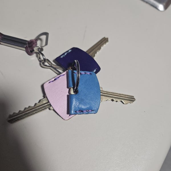 Leather Key Cover Personalized Custom Key Topper Key Cap Custom ...