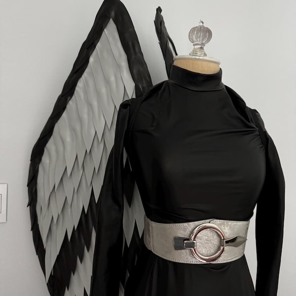 Husk Wings, Black, Red Angel Wings Costume, Hazbin Hotel, Cosplay - Etsy