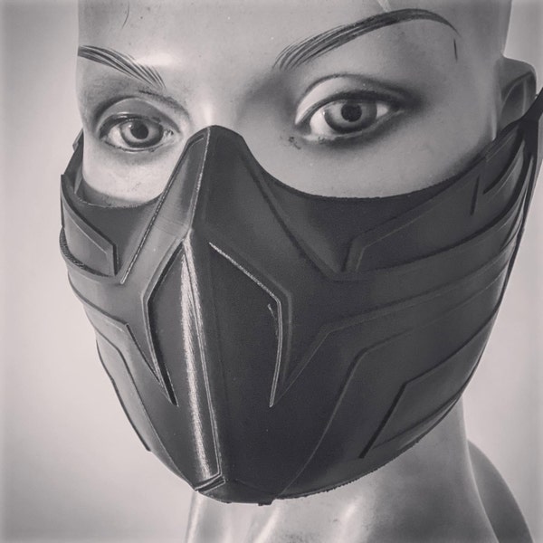 Mortal Kombat Mask Frost. Frost Raw 3d Printed. 3d Printed Mk11 Mortal ...