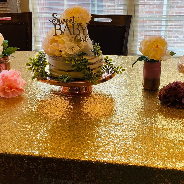 Sweet Baby Girl Glitter Cake Topper, Baby Shower Decor - Etsy