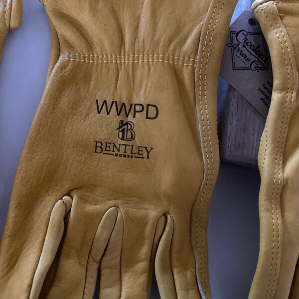 Insulated Cowhide Leather Gloves, Cold Weather Gloves, Winter, Work ...