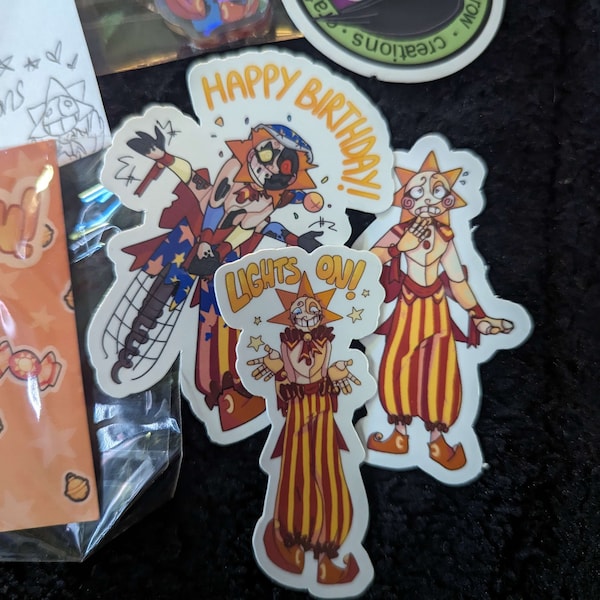 Happy Birthday! - FNAF SB Ruin Eclipse Vinyl Sticker - Etsy