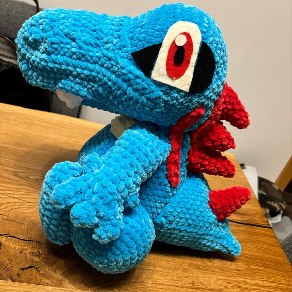 Totodile Crochet Pattern. PDF Plushie Amigurumi Pattern in English - Etsy