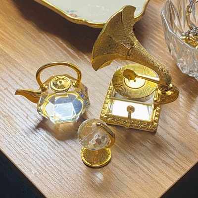 Heron Miniature Collectible Crystal Figurine - Etsy