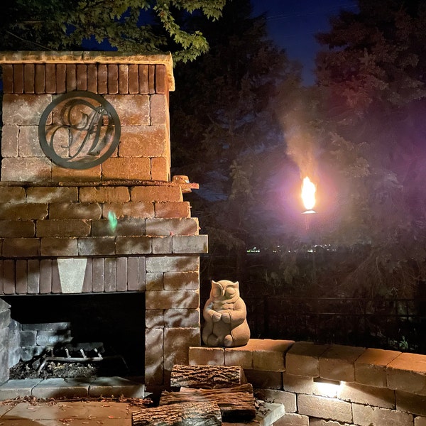 20 Inch Metal Circle Monogram Metal Sign 20 Inch-round Monogram Metal ...