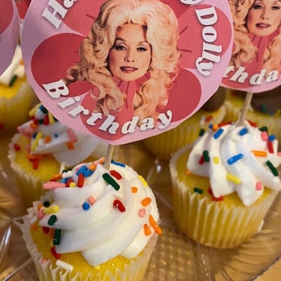 Dolly Parton Cupcake Toppers Instant Download - Etsy