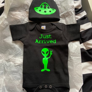 Alien ONESIE® / Roswell Alien Infant Creeper/ TWO Piece - Etsy