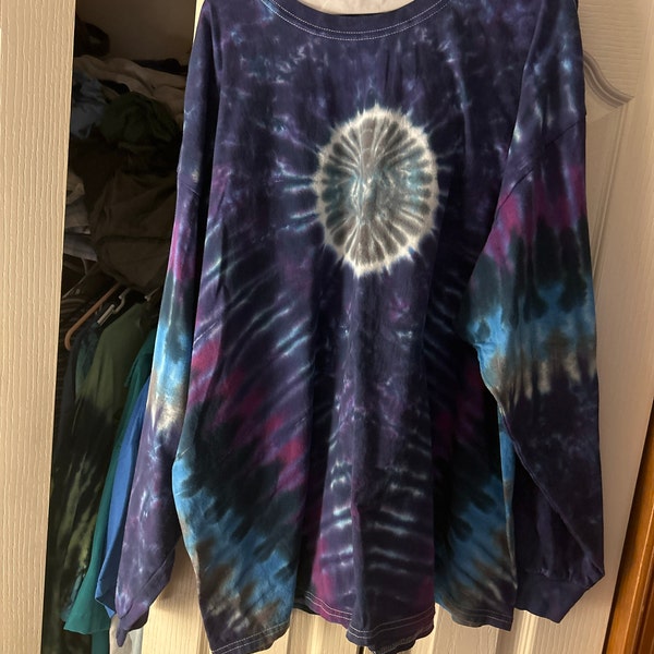 Rainbow TIE DYE Kid Shirt Rainbow Tye Dye Spiral T-shirt Youth Sizes 2 ...