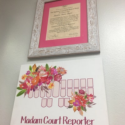 Madam Court Reporter Mask and Accessory Pouch - Etsy