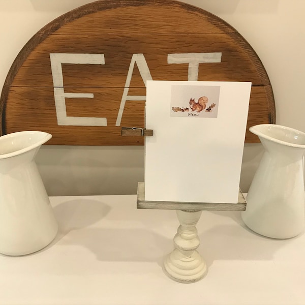 Farmhouse Picture Holder//note Holder//recipe Card Holder//rustic ...