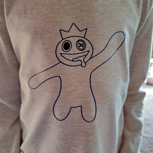 Rainbow Friends Blue SVG - Etsy