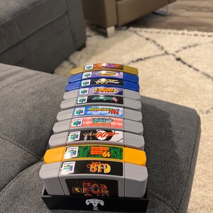 Japanese N64 Cartridge Top End Labels All 198 Japanese Labels 24 North ...