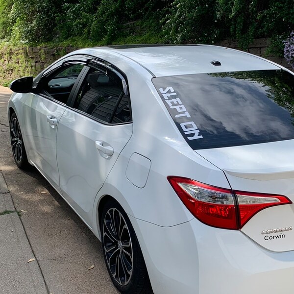 Custom Text Windshield Banner Vinyl Decal | Car Window Banner ...