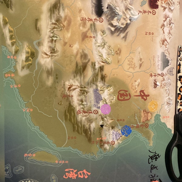 Grandmaster of Demonic Cultivation Fantasy Map - Etsy