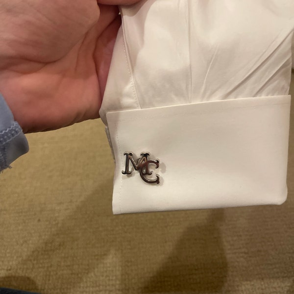 Personalized Name Cufflinks - Customized Cufflinks - Groom Wedding ...