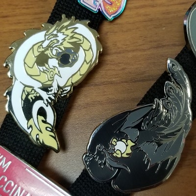 Yin Yang Original Enamel Pin - Etsy