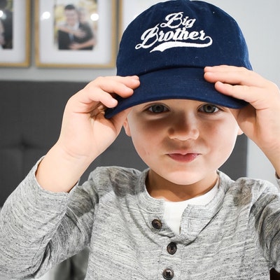 TODDLER Big Brother Baseball Cap Custom Color Hat and Embroidery. - Etsy