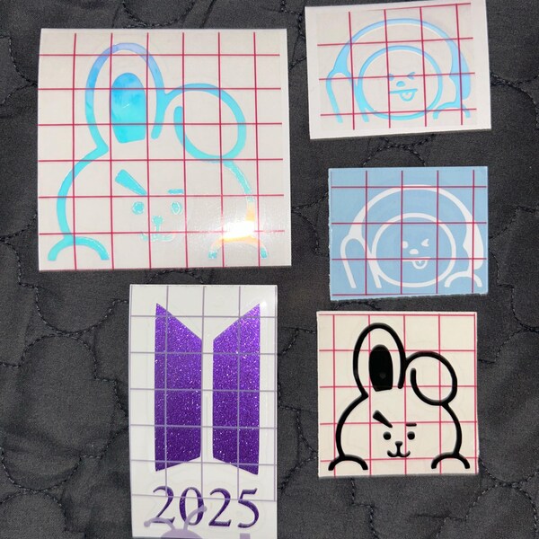 BT21 Cooky Car/window Decal - Etsy