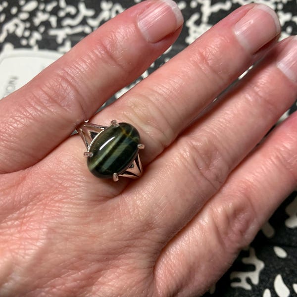 Flip Ring, 4 Gemstones in 1 Ring, Reversible Ring, Marquise Cut ...