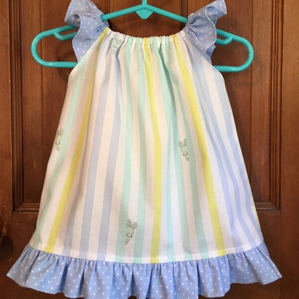 Angel Sleeve Top/dress Sewing Pattern With Flutter Sleeves Nb-12 Girls ...