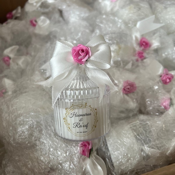 Personalized Wedding Favors Lavender Sachet Pouch, Bridal Shower Favors ...