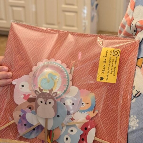 Squish-mallow Inspired Cake Topper - Etsy