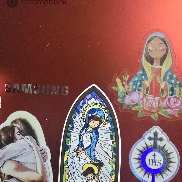 St. Gabriel the Archangel Saint Sticker | Vinyl Sticker | Catholic ...