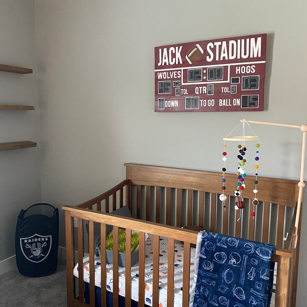 Football Scoreboard | All Sizes | Personalized Sports-themed Room ...