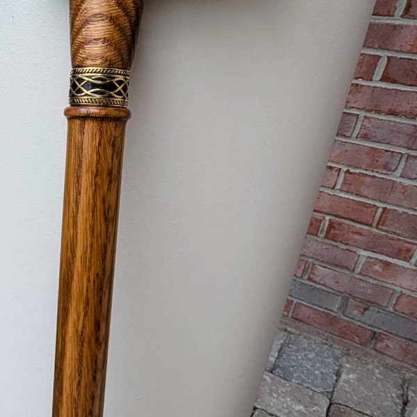 Handmade Walking Cane - Ergonomic Wooden Cane, Walking Canes for Men ...