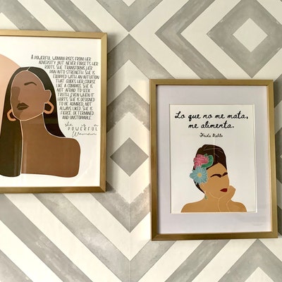 Powerful Women Art Print Strong Woman Art, Feminist Poster, Feminist ...