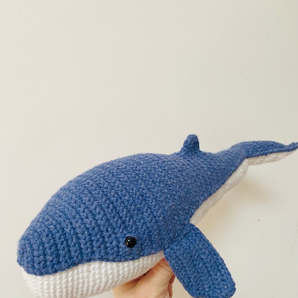 Whale Crochet Pattern, Blue Whale Amigurumi Pattern, Realistic Crochet ...