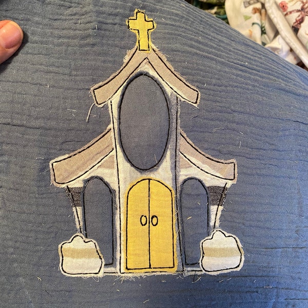 Church Applique Design File ***INSTANT DOWNLOAD - Etsy