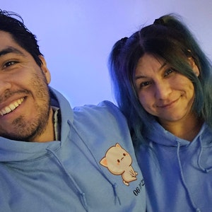 Cartoon Inspired | Matching Custom Couple Hoodies | TWO Hoodies ...