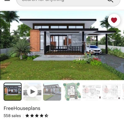 Modern Farmhouse Plans 2 Bedroom & 2 Bathroom With Free Original CAD ...