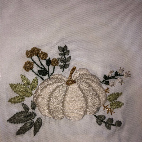 Harvest Embroidery Pattern | Fall Hand Embroidery | Fall Embroidery ...