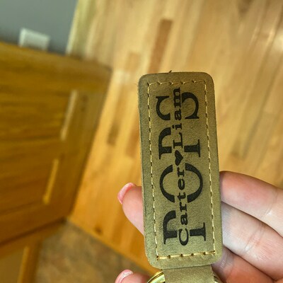 Personalized Leather Keyring, Engraved With Company Logo, Great ...