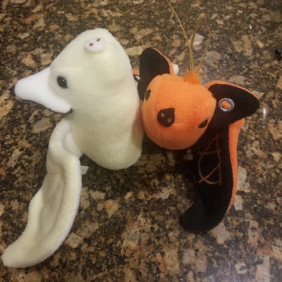 Punk'n Bat the Punk Pumpkin Plushie With Glow in the Dark Anarchy ...